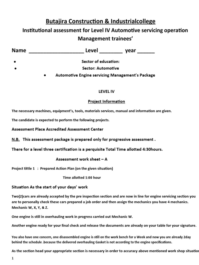 COC Level-4 | Download Free PDF | Automatic Transmission | Transmission ...