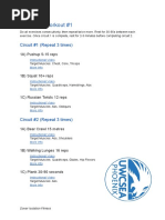 25-Min MRT Workout Chart-Beg | PDF