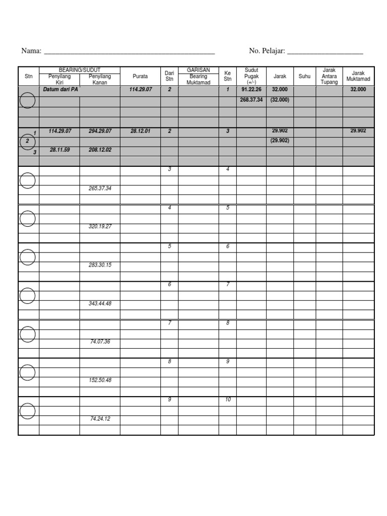 Traverse Booking | PDF