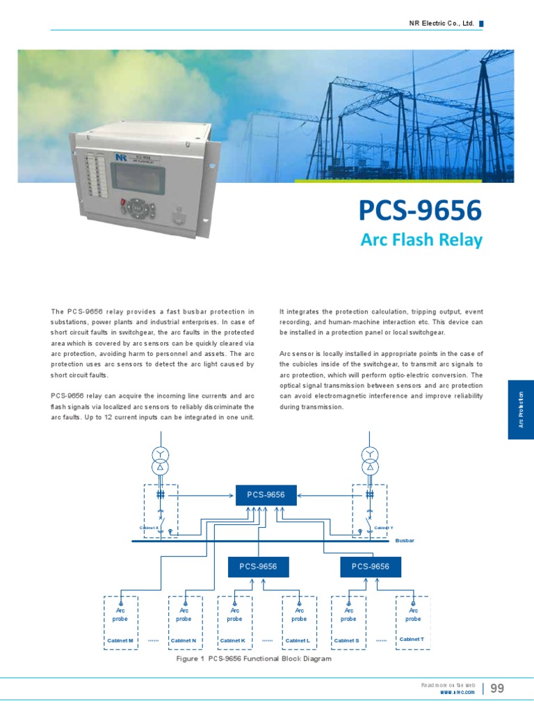 PCS-9656 Arc Protection | PDF | Relay | Sensor
