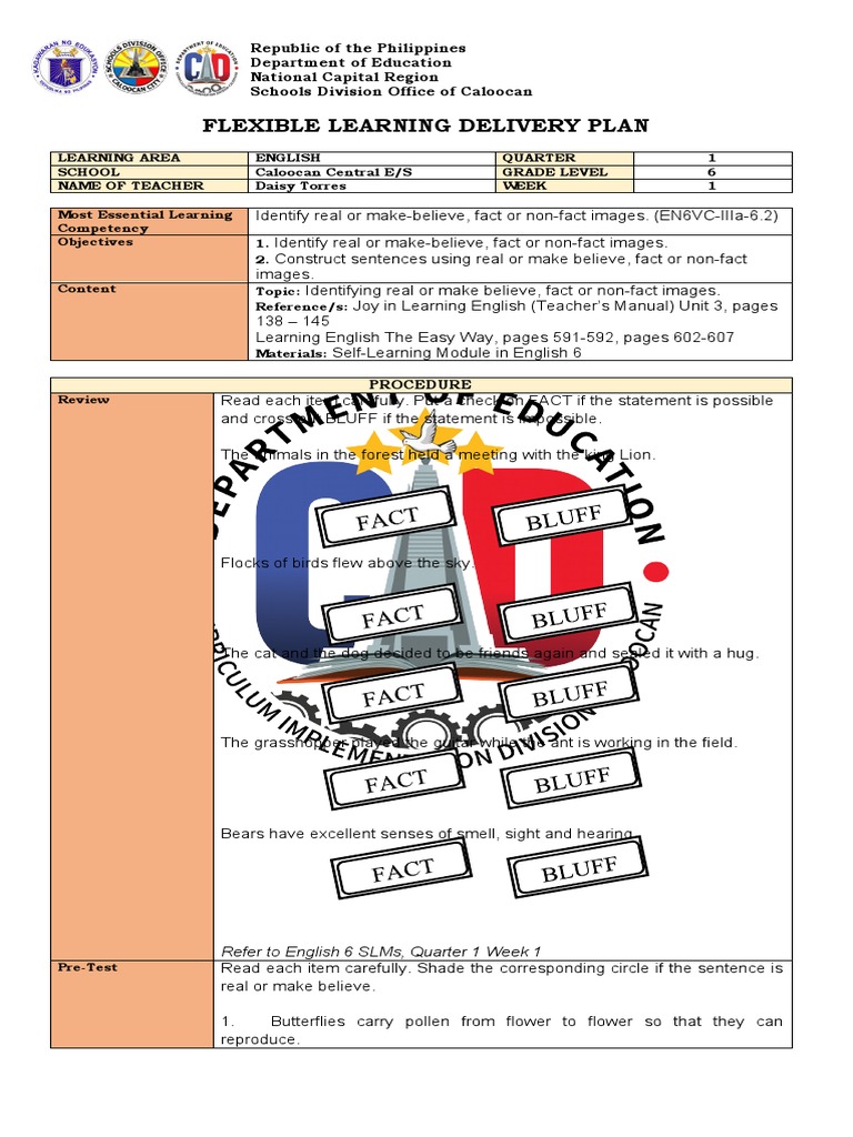 Flexible Learning Delivery Plan | PDF
