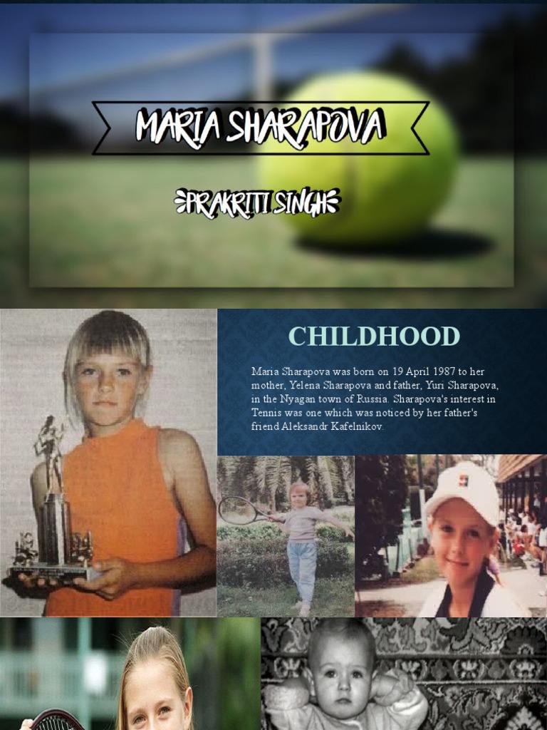 Maria Sharapova: Tennis Prodigy | PDF