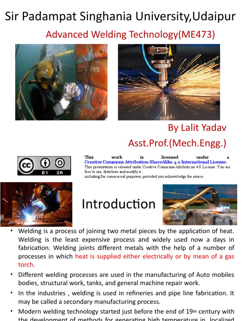 Introduction of Welding Processes | PDF | Construction | Welding