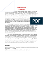 Stakeholder Management Case Study | PDF | Corporate Social ...