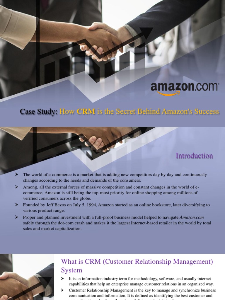 CRM - The Secret Behind Amazon's Success | PDF | Customer Relationship ...