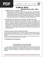 Parrot: by Alan Brownjohn | PDF | Irony | Poetry