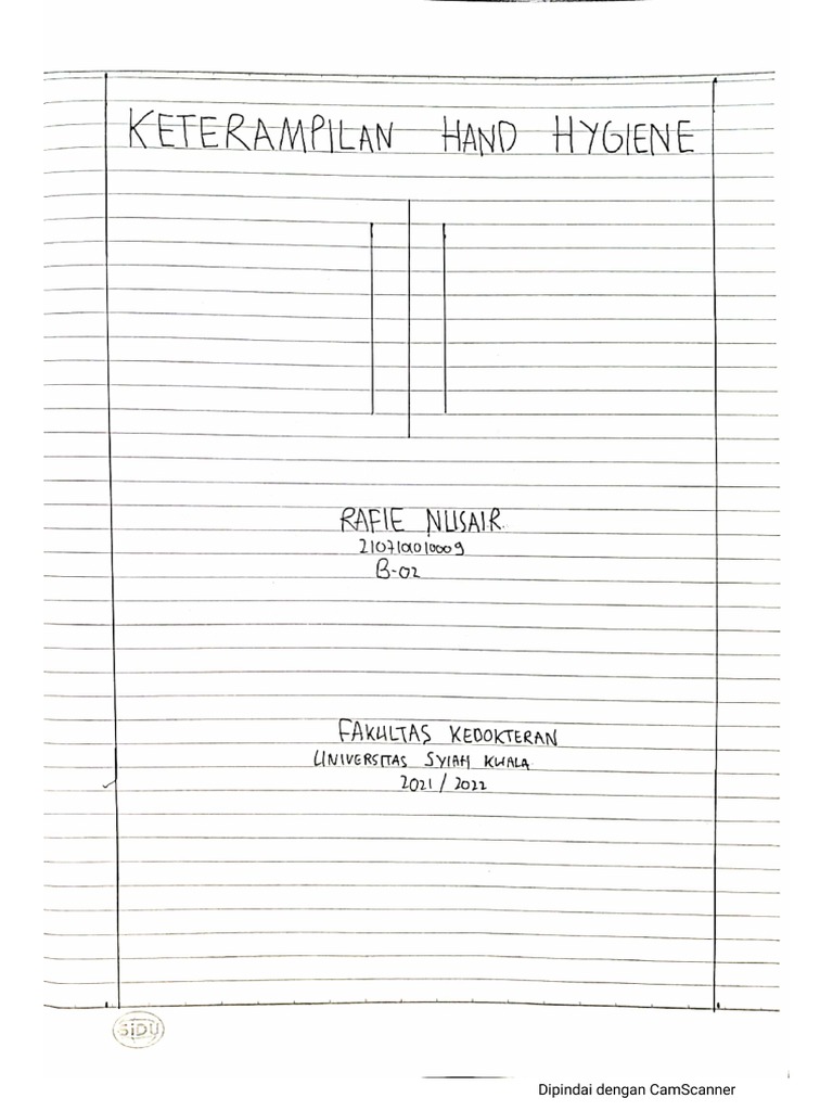 WP - Hand Hygiene | PDF