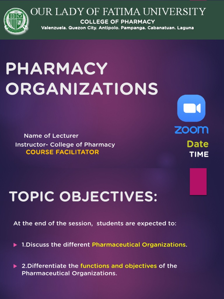 7 - Pharmacy Organization | PDF | Pharmacy | Pharmacist