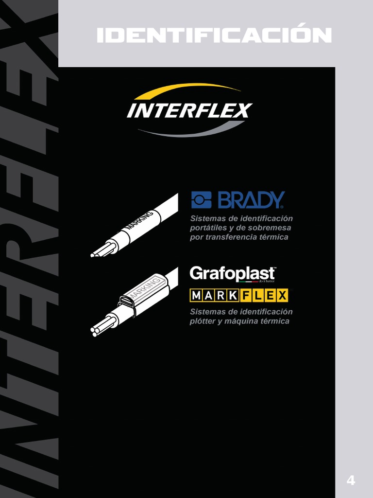 INTERFLEX - IDENTIFICACION de Cables Eléctricos | PDF