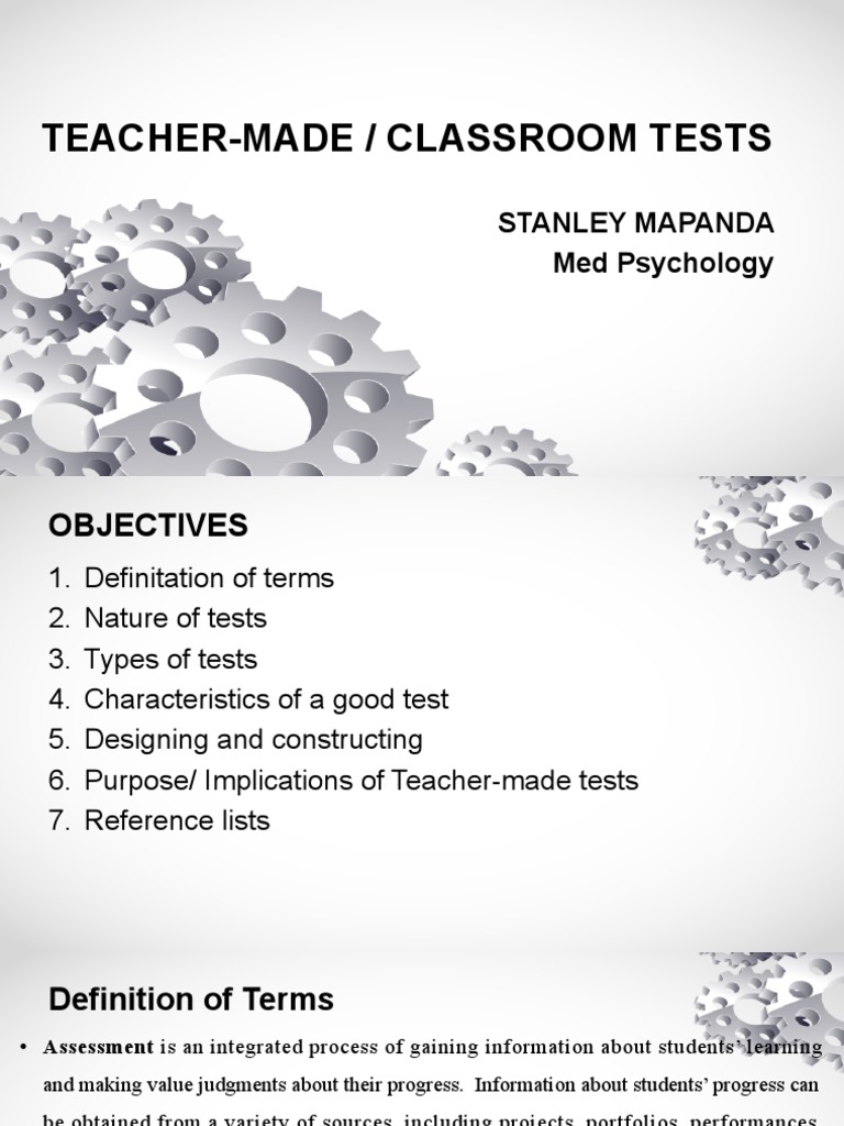 Teacher Made Teacher | PDF | Educational Assessment | Teachers