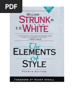 The Elements of Style by Strunk and White | PDF | Comma | Grammar