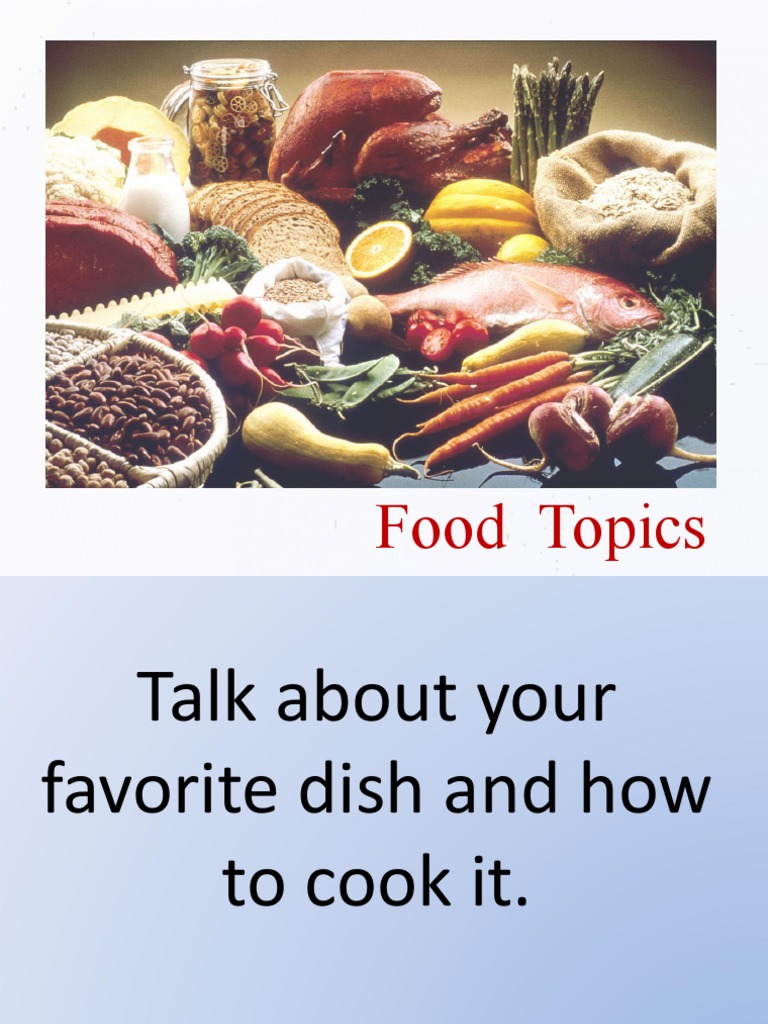 Food Conversations for Enthusiasts | PDF