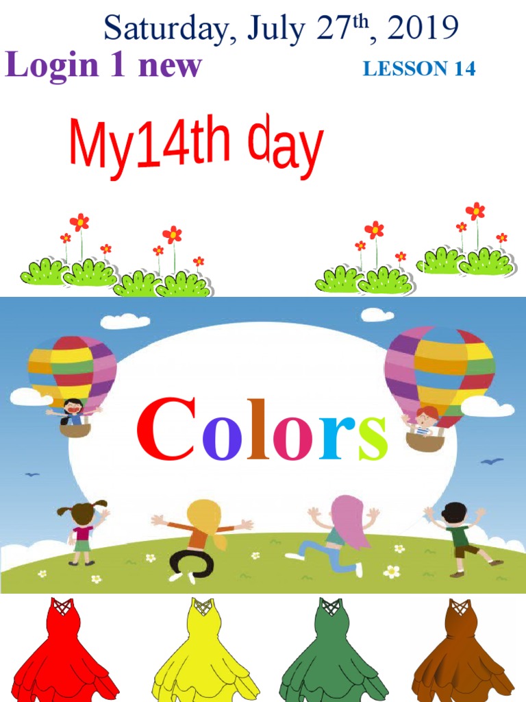 Teaching Colors For Kids | PDF