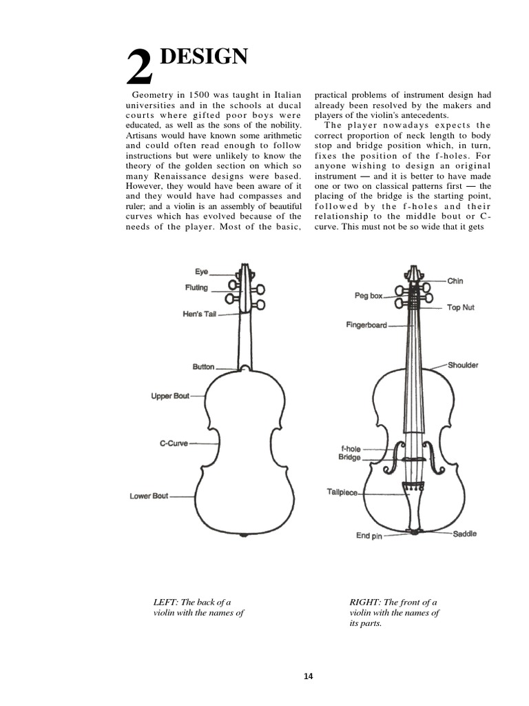 Violin Parts Diagram