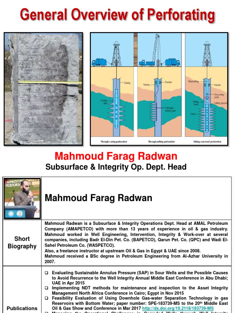 General Overview of Perforating | PDF | Casing (Borehole) | Chemical ...