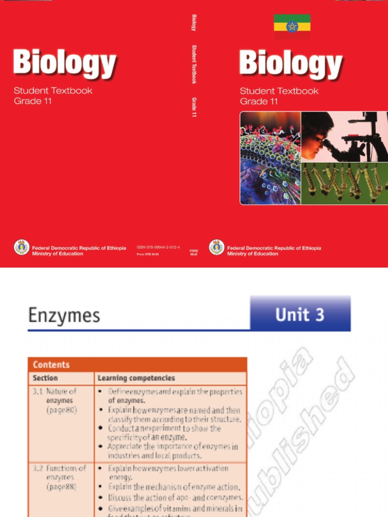 Ethiopian Grade 11 Biology Student Textbook | PDF