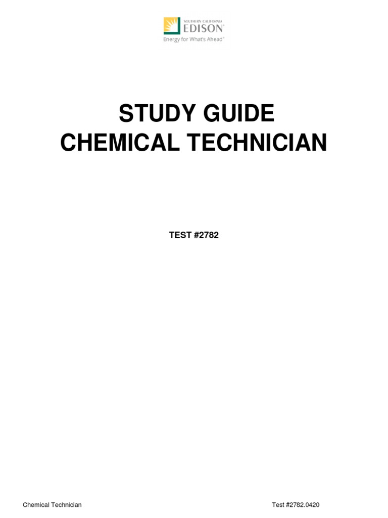 Chemical Technician Exam Passing Score | PDF | Multiple Choice | Test ...