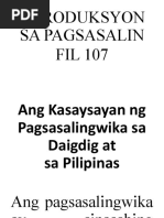 Mga Teknik at Pamamaraan NG Pagsasalin | PDF