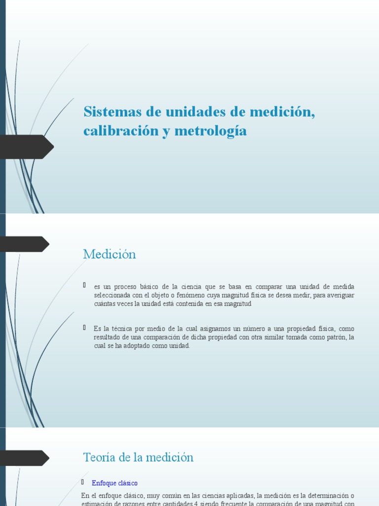 Sistemas de Unidades de Medición | PDF | Medición | Sistema ...
