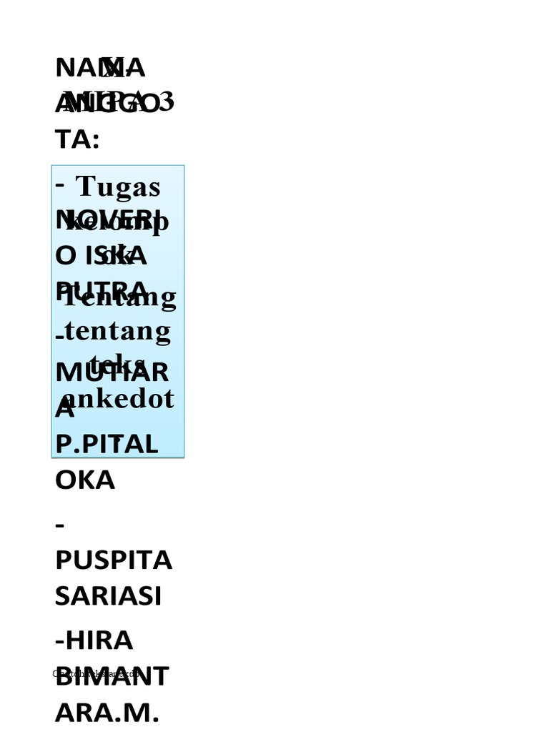 Contoh Teks Anekdot | PDF | Filsafat | Fiksi Umum