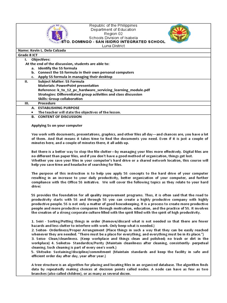 Ict Grade 8.4 5s Formula | Download Free PDF | Computer File | Icon ...