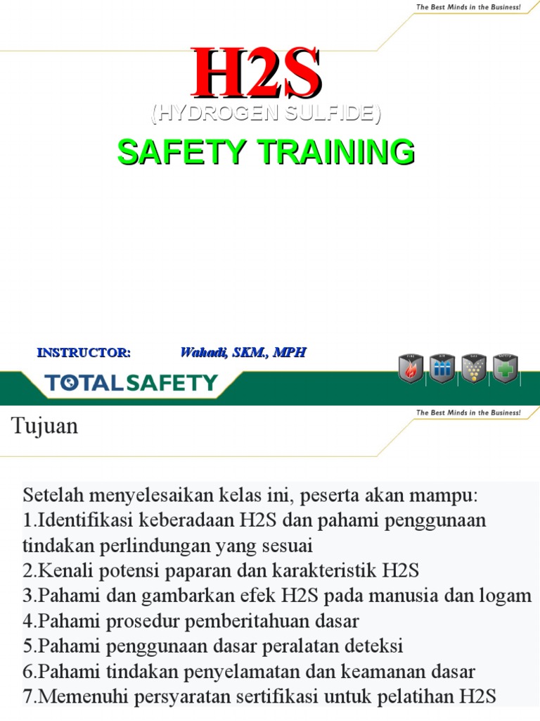 H2S Training Wahadi | PDF