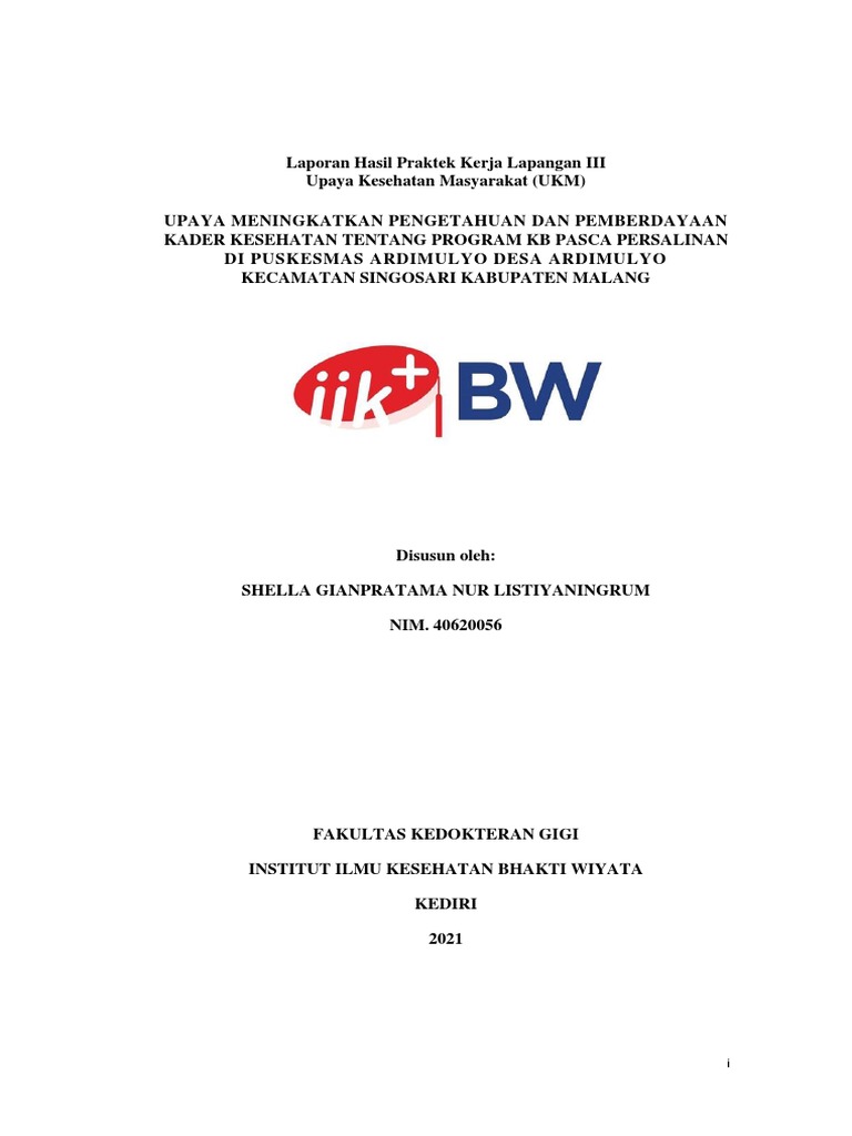 Laporan - PKL 3 - S | PDF