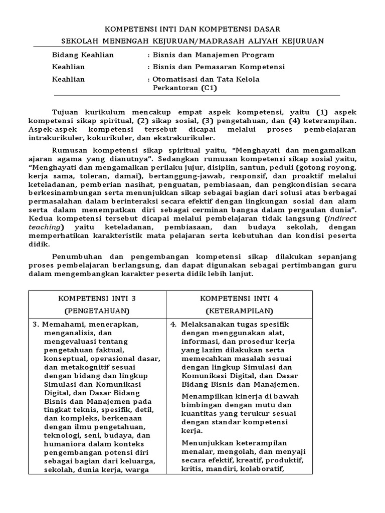 KIKD Otomatisasi - Dan - Tata - Kelola - Perkantoran | PDF