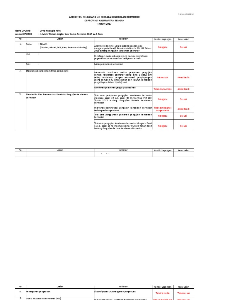 Contoh Format Adm. Dan Teknis | PDF