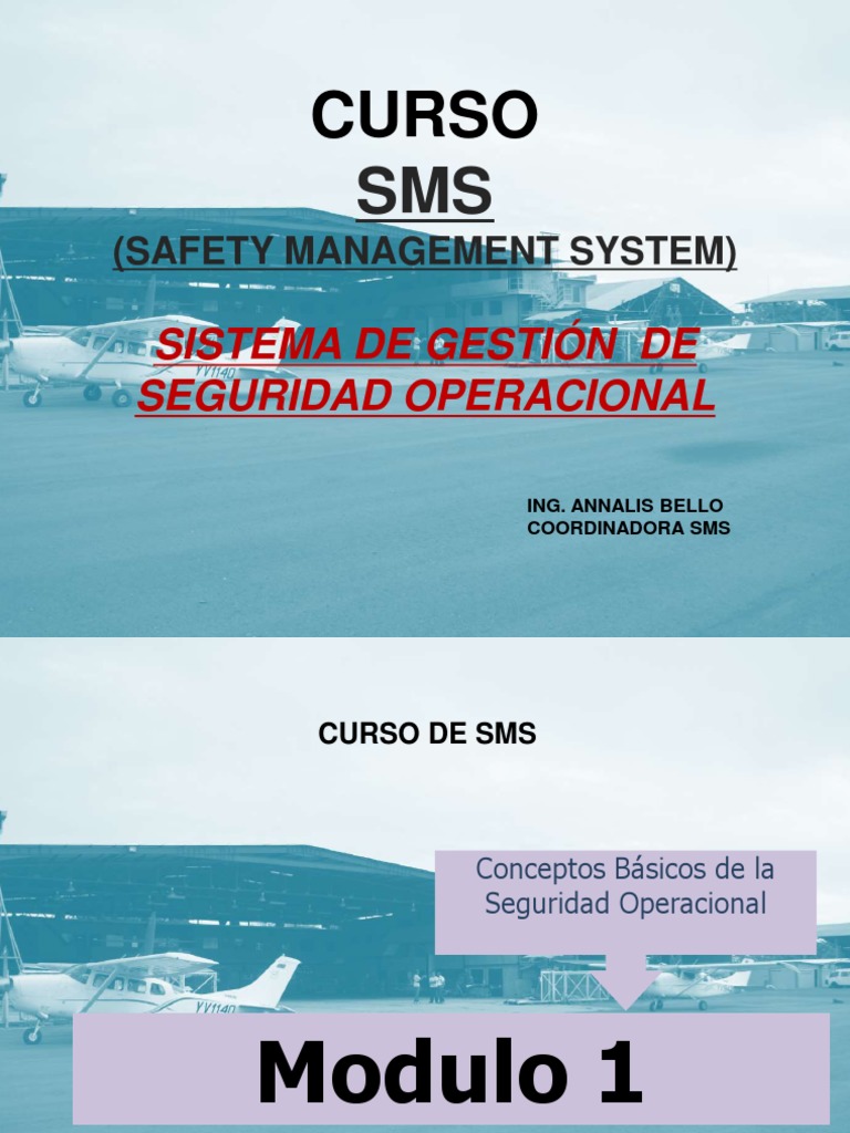 Modulo 1 Sistema de Gestión de La Seguridad Operacional | PDF