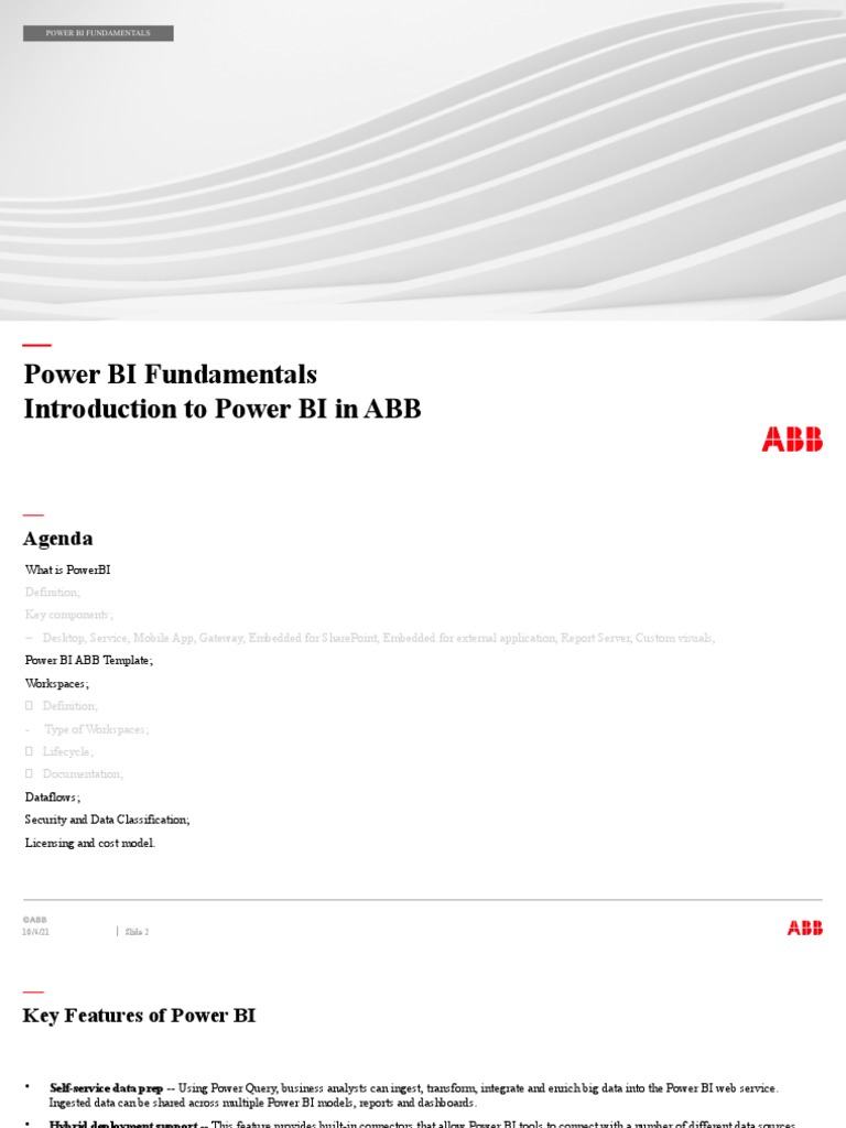 Power BI Fundamentals - 191202 | PDF | Share Point | Application Software