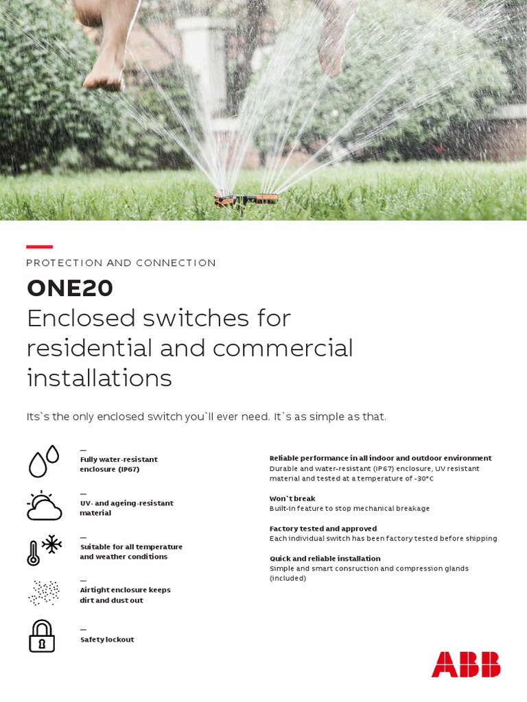 Enclosed Switches For Residential and Commercial Installations | PDF ...