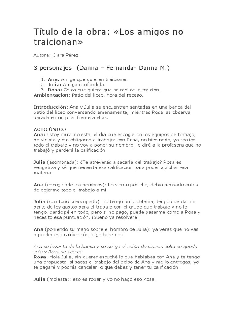 Los Amigos No Traicionan Pdf