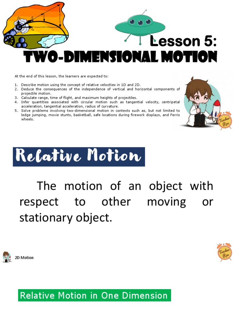 Lesson-5-Two-Dimensional Motion | Download Free PDF | Acceleration | Speed