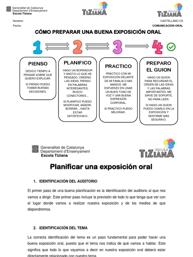 Teo Como Preparar Una Buena Exposicion Oral 1263909 | PDF | Ensayos