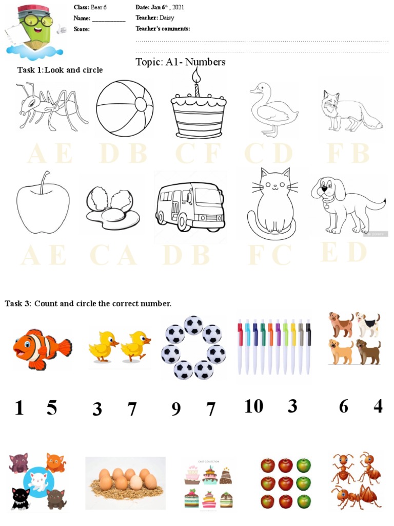 AE DBCFCD FB: Topic: A1-Numbers | PDF | Games & Activities