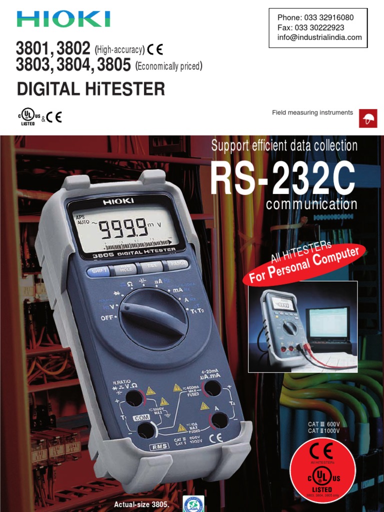 Digital Multi Meter Hioki 3803 | Root Mean Square | Hertz