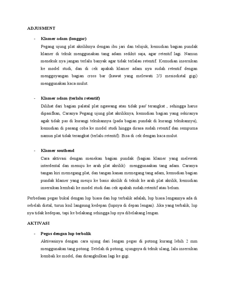 Adjusment N Aktivasi | PDF