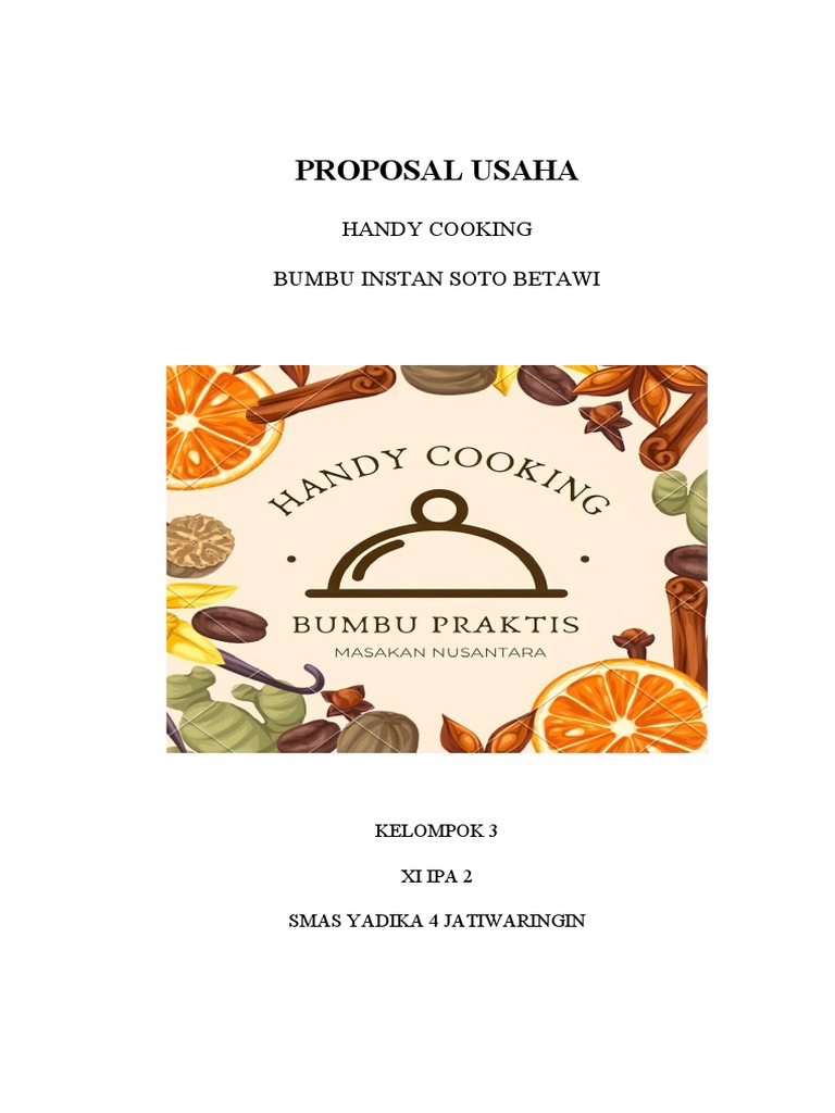 Proposal Usaha Pkwu Final | PDF