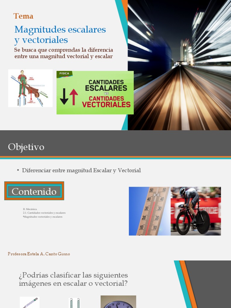 Introduccion A Vectores | PDF | Vector Euclidiano | Escalar (Matemáticas)