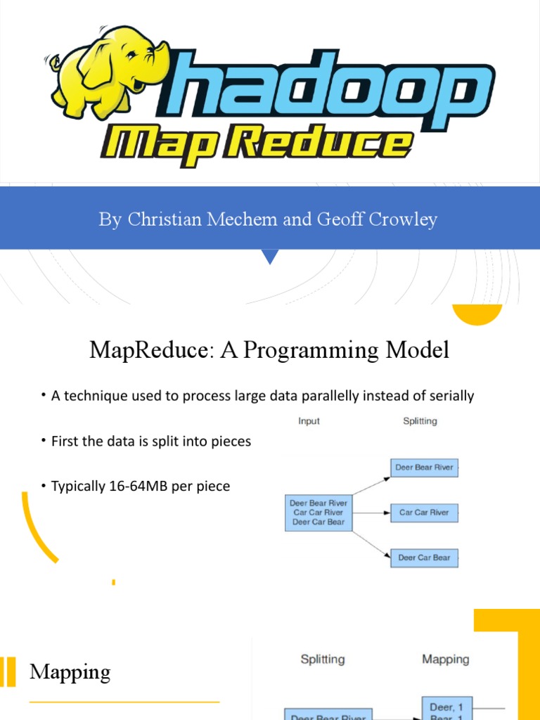 By Christian Mechem and Geoff Crowley | PDF | Map Reduce | Apache Hadoop