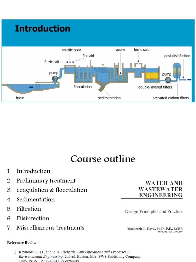 WT1 Introduction | PDF | Sewage Treatment | Water Purification