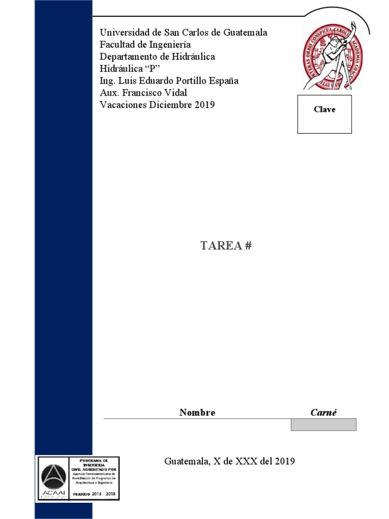 Caratula Hidraulica P | PDF