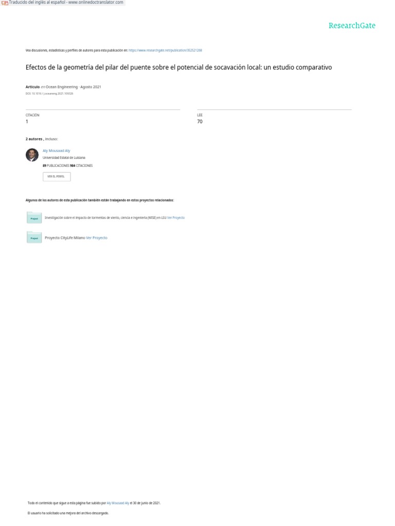 Bridge Pier Geometry Effects On Local Scour Potential-A Comparative ...