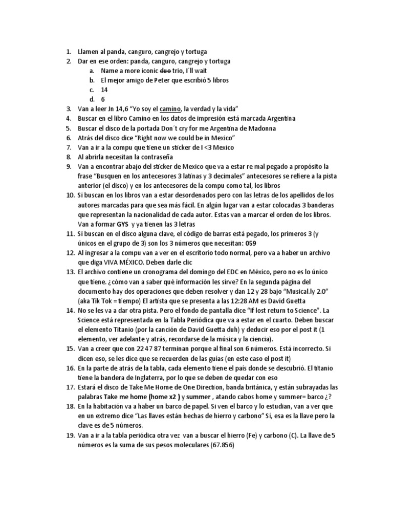 Escape Room | PDF