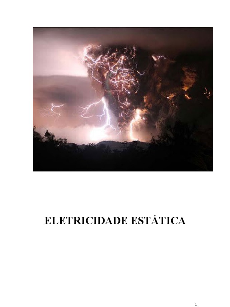 Eletricidade Estática | PDF | Relâmpago | Eletricidade