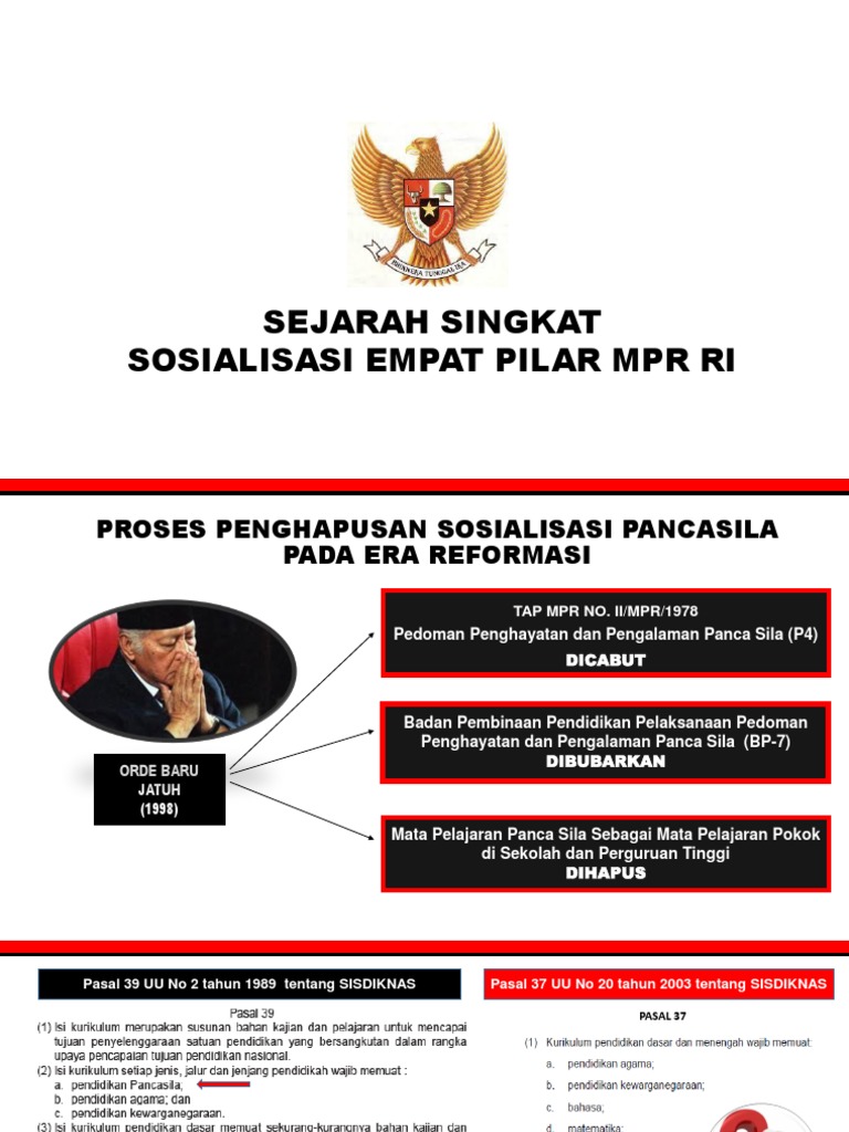 Materi - 222 - 4 Pilar MPR RI | PDF