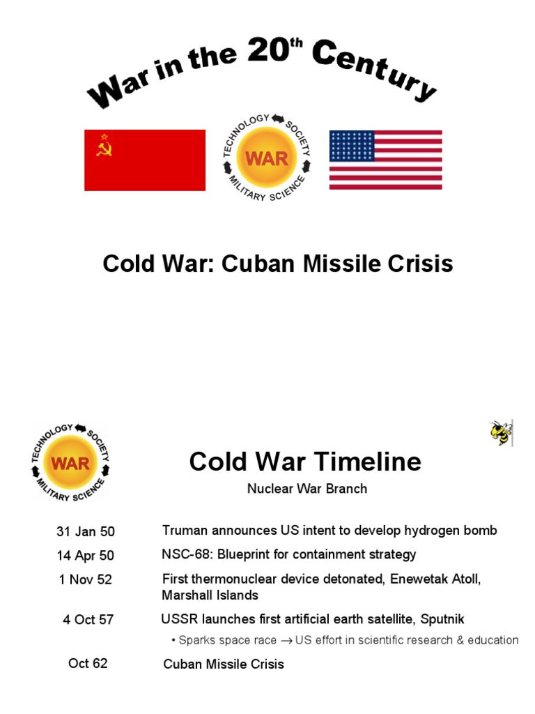 Cold War: Cuban Missile Crisis | PDF | Cuban Missile Crisis | Military ...