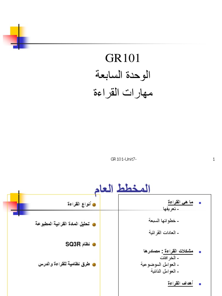 GR101 Slide 7 | PDF