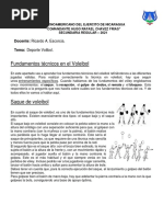 Fases y técnica del remate en voleibol | PDF | Vóleibol | Deportes